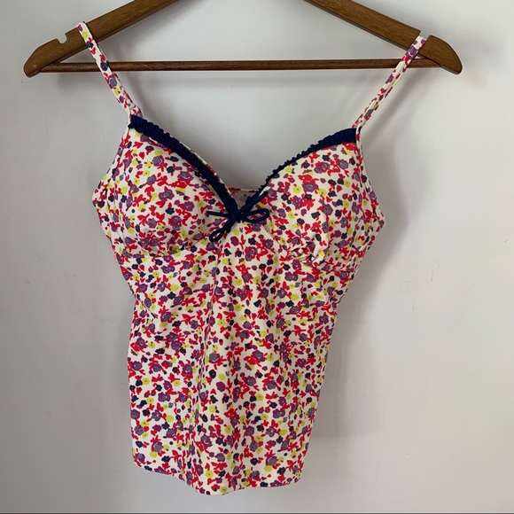 Boden | Swim | Boden Tankini Bathing Suit Top Floral Womens Size Us 6 ...